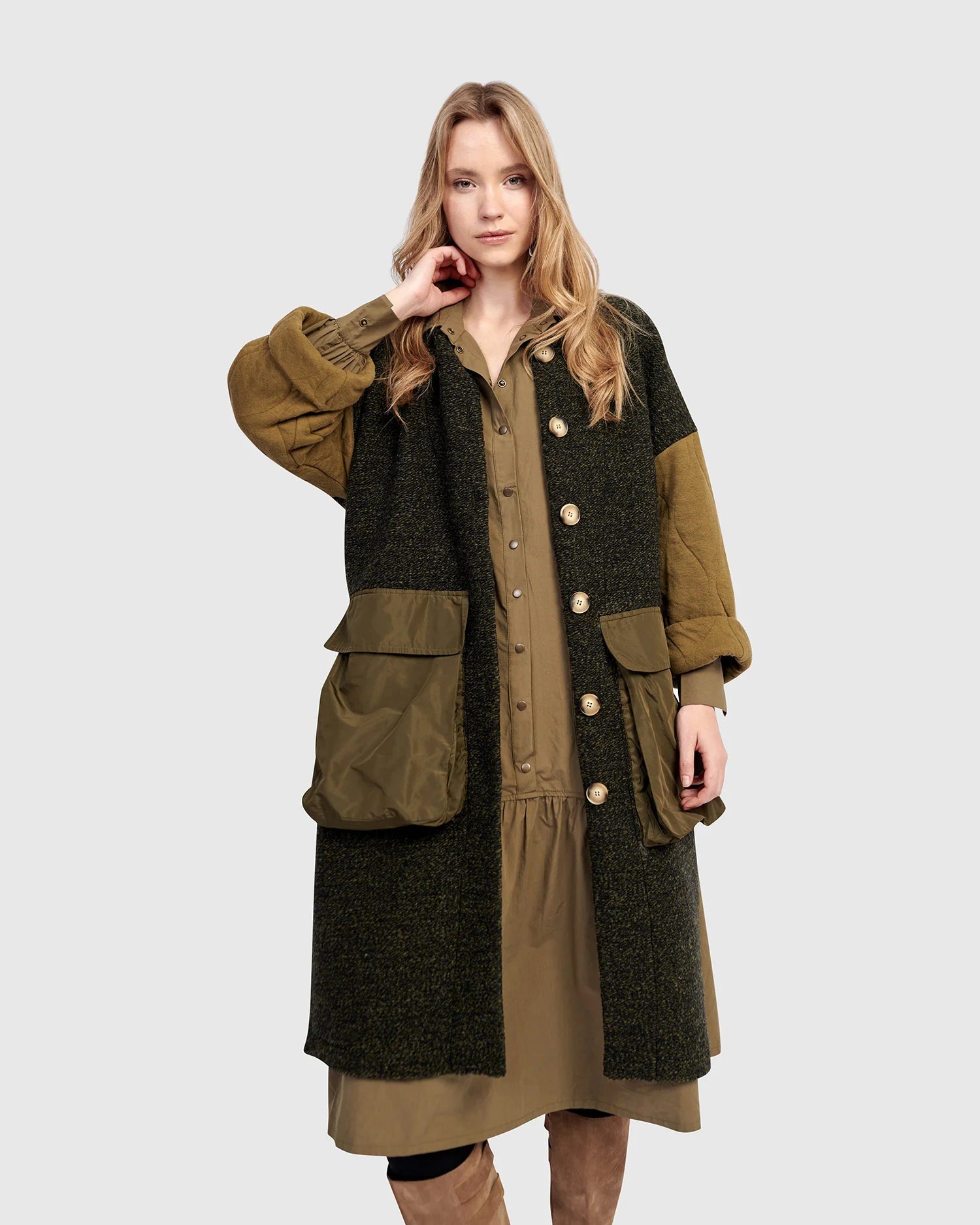 Alembika Urban Citadel Coat | Khaki – Fashion House